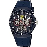 Scuderia Ferrari Pista Analog Black Dial Men's Watch-0830723 : Amazon ...