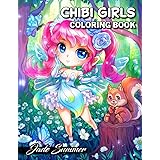 Chibi Girls Horror: An Adult Coloring Book with Adorable Anime ...