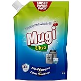 Mugi Ultra Liquid Detergent PREMIUM 1000ml combo (1+1) (Inbuilt Fabric ...