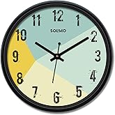 Buy Amazon Brand - Solimo 12-inch Plastic & Glass Wall Clock - Pie ...