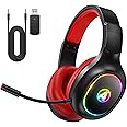 Awinnasey PH1 2.4GHz Wireless Gaming Headset for PS5, PS4, PC, Switch ...