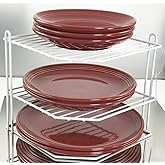simplywire – 3 Tier Plate Rack - Kitchen Cupboard Organiser – White ...