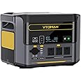 VTOMAN 1000W Portable Power Station with Expandable Capacity 2376Wh, 1H Fast Charging(0-80% ...