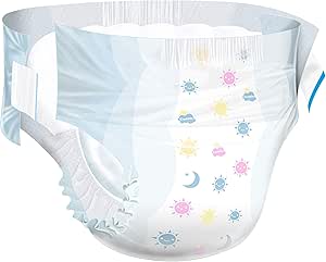 Pack of 2 Cuddlz Bright DayZ Pattern Disposable Nappies/Diapers Size ...