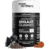Man Matters Pure Himalayan Shilajit/Shilajeet Gummies with 70% Fulvic ...