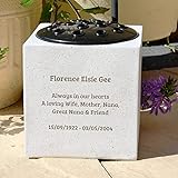 Fully Bespoke Personalised Customised Memorial Grave Side Flower Vase ...