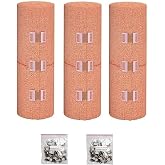 Buy Alpha Life Care "India Crepe" Cotton Elastic Bandage “Garam Patti ...