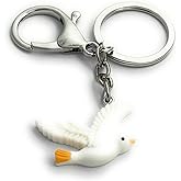 FizzyButton Gifts Baguette Keyring Key Ring and Lobster Clasp with ...