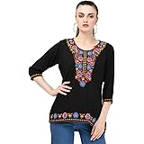 Buy SAAKAA Women's Top (KSV000165_XS_Black_X-Small) at Amazon.in