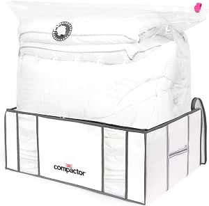 Compactor Space Saving Semi Rigid Vacuum Storage Box, Size XXL, 210 ...