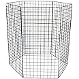 P Dot Wolf 500L Large Bin, Wire Mesh Round Compost Bin, Heavy Duty Bin ...