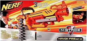 Hasbro NERF Nstrike Havok Fire EBF-25 Blaster: Amazon.co.uk: Toys & Games