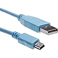 Cisco USB-A to Mini-B Console Cable, 6 Feet, Compatible 900 Series ...