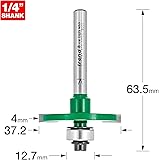 Trend SET/SS8X1/4TC 12-Piece Starter Router Cutter Set, Black/White ...