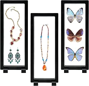 3 Pcs 3D Floating Frame Display Holder Stands, Floating Display Stand ...