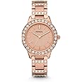 Fossil Women Jesse Analog Rose Gold Dial Watch - ES3020 : Amazon.in ...