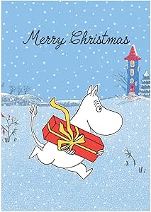 The Moomins Moomintroll Gift "Merry Christmas" Greeting Card: Amazon.co ...