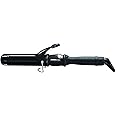 Babyliss Pro Ceramic Dial A Heat Hair Tongs with 25 Heat Settings Curler Wand (BLACK) : Amazon ...