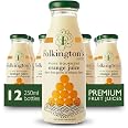 Folkingtons Pure Pressed Valencia Orange Juice - 12 x 250ml Bottles ...