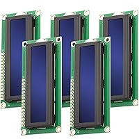 Waveshare 1602 LCD I2C Display Module, White Color with Blue Background 16x2 Characters LCD für ...