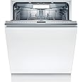 Bosch SMV8YCX01E Serie 8 Smarter Geschirrspüler vollintegriert, 60 cm breit, Besteckschublade ...