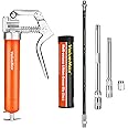 ValueMax Mini Grease Gun Kit, Pistol Grip 3500PSI Grease Gun with 85g ...