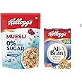 Kellogg's Muesli 0% Added Sugar, 500g & Kellogg’s All Bran Wheat Flakes ...