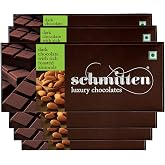 Schmitten Luxury Intense Dark Chocolate Box Combo - 6 x 70 grams Bars ...