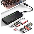 USB C Multi Card Reader, SD/TF/CF/XD/MS Type-C 5Gps High Speed 7-in-1 ...
