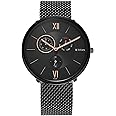 Titan Black Dial Analog Watch for Men-1877NM01 : Amazon.in: Fashion