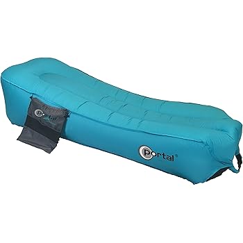 Air Sofa CAGUSTO® • grün • Sitzkissen aufblasbar mit Rückenlehne ...