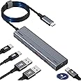 Aceele USB C Hub 3.2 Splitter with 100W Power Delivery, 10Gbps 2 USB C and 2 USB A Multiport ...