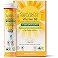 Sunvit-D3 Dissolvable Effervescent Lemon Calcium Fizzy Tablets 600mg ...