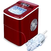 Andrew James Ice Maker Machine | Compact Portable Countertop Ice Cube ...