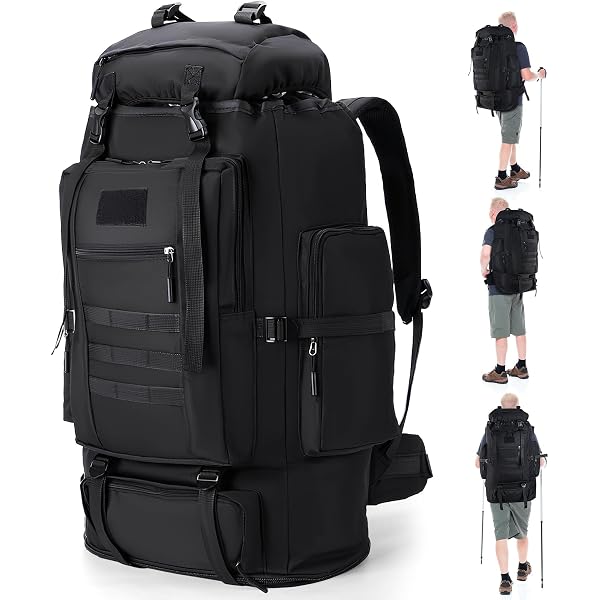 Bug Out Bag King'sGuard 100L Camping Hiking Backpack Molle Rucksack ...
