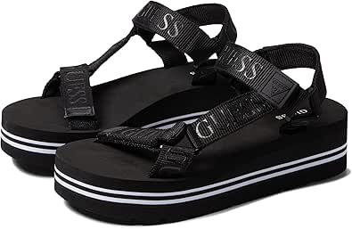 GUESS Women's Avin Wedge Sandal: Amazon.co.uk: Shoes & Bags