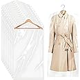 10 Pcs Long Plastic Clothes Covers, 60 * 150cm Clear Clothes Bags ...