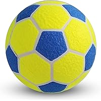 Soft Rubber Indoor Football with Felt Cover Football Gift Size 3 17cm ...