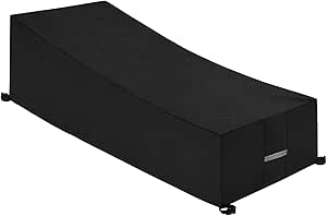Dokon Garden Sunbed Cover with Air Vent, Waterproof, Windproof, Anti-UV ...