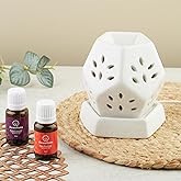 Asian Aura Aroma Diffuser Handcrafted Ceramic Electric Round Shaped ...