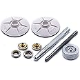 YKK 40mm White Domed Snad Fastener self Adhesive Caravan Wheel Arch kit ...