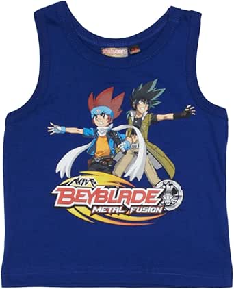Beyblade E12F1617 Boy's T-Shirt Blue 8 years: Amazon.co.uk: Clothing