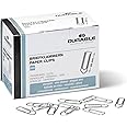 DURABLE Paper Clips 32 mm Zinc Plated - Box of 1000 Clips - For Keeping ...