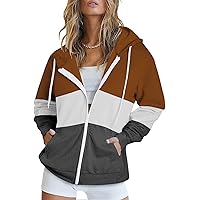 FeMereina Women's Y2k Zip Up Hoodies Long Sleeve Graphic Star Print Hooded Jacket Oversized Goth ...