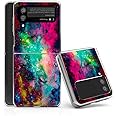 Bcov Galaxy Z Flip 3 5G Case, Colorful Universe Sky Anti-Scratch Solid ...