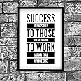 Stukk Success Work Hard Achieve Positive Motivational Quote Poster Wall ...