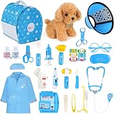 Sanlebi Doctors Set for Kids - Children Pet Vet Care Play Set with ...