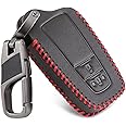 KSHSAA Leather Car Key Cases Cover Fob Fit For Toyota Camry 2017 2018 ...