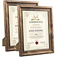 PETAFLOP Rustic Picture Frame A4 (21 x 29.7 cm) Set of 2, Wall and ...