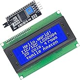 FREENOVE I2C IIC LCD 2004 Module, TWI Serial 20x4 Display, Compatible with Arduino Raspberry Pi ...